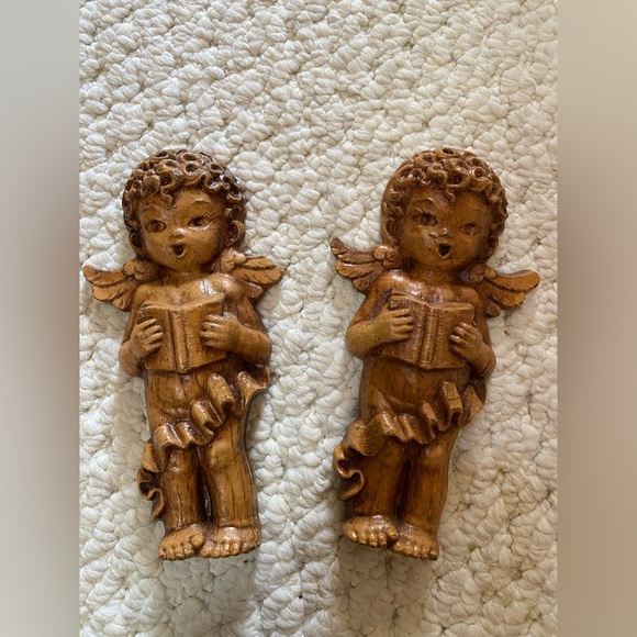 Wall Decor | Vintage Cherub Wall Plaques | Poshmark